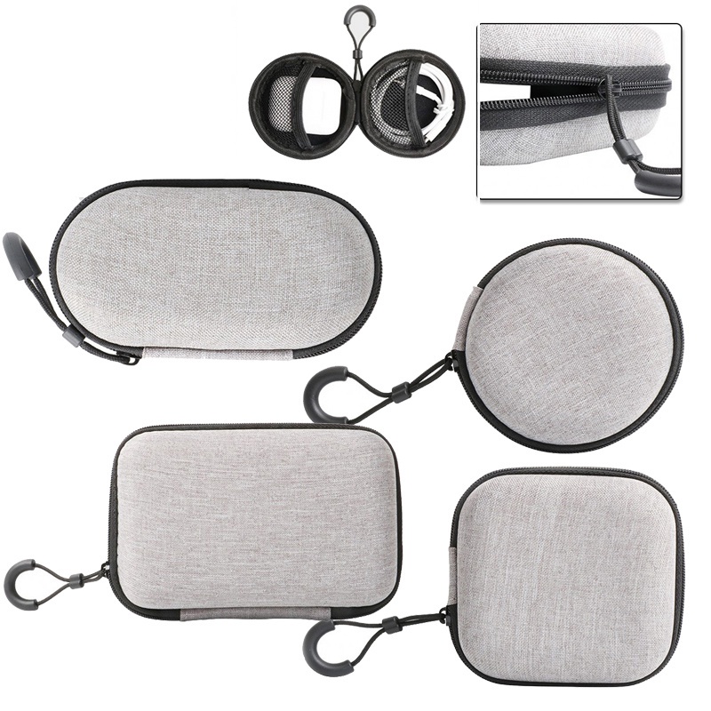 Multifunctional Creative Earphone Storage Box Hard Shell Data Cable ...