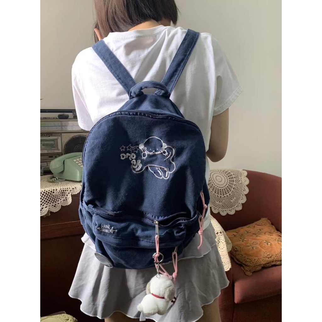 Air Train Washable Canvas High Capacity Backpack Campus Feeling ...