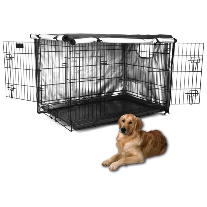 yu Dog Crates Cover 24 30 36 42inch Pet Kennels Cover for Small Medium ...