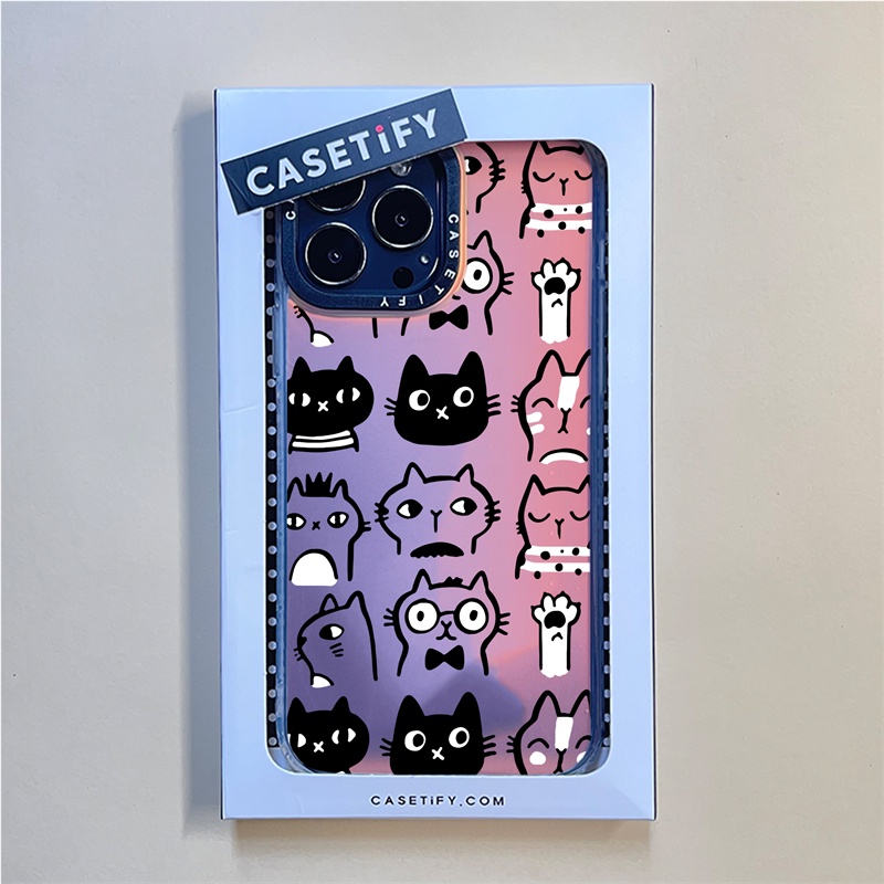 CASETify X Cartoon Stickers Laser Case Hard Inspired PC Desig TPU Edge ...