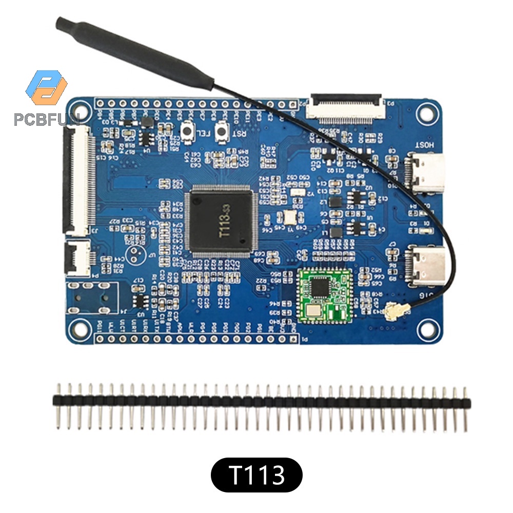 Pcbfun T113 F133 Wifi Display Arm Cortex-a7 Development Boardlcpi-pc ...