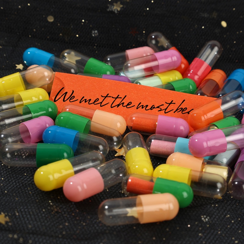Mini Creative Love Message Letter Capsule Girlfriend Boyfriend Wish ...