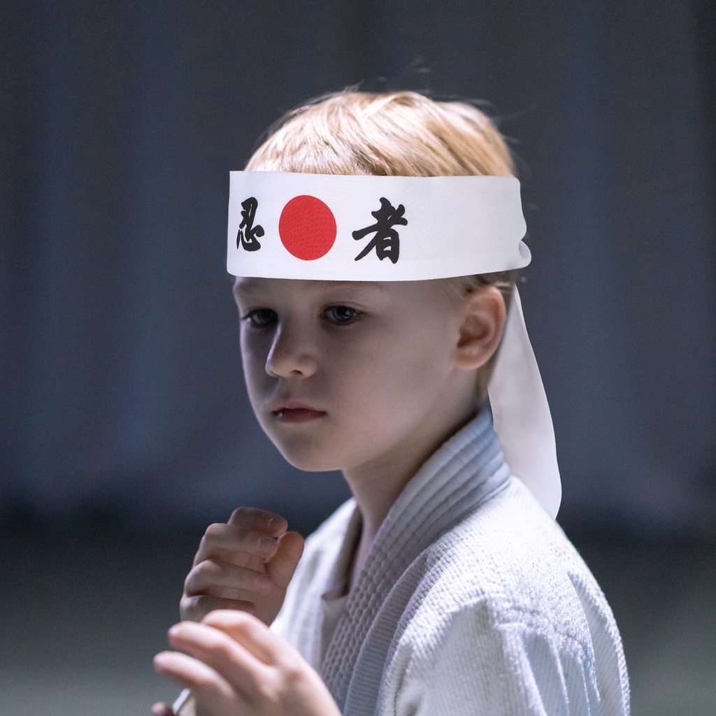 [READY STOCK] Outfits Karate Kid Headband Ninja Print Japanese Japanese ...