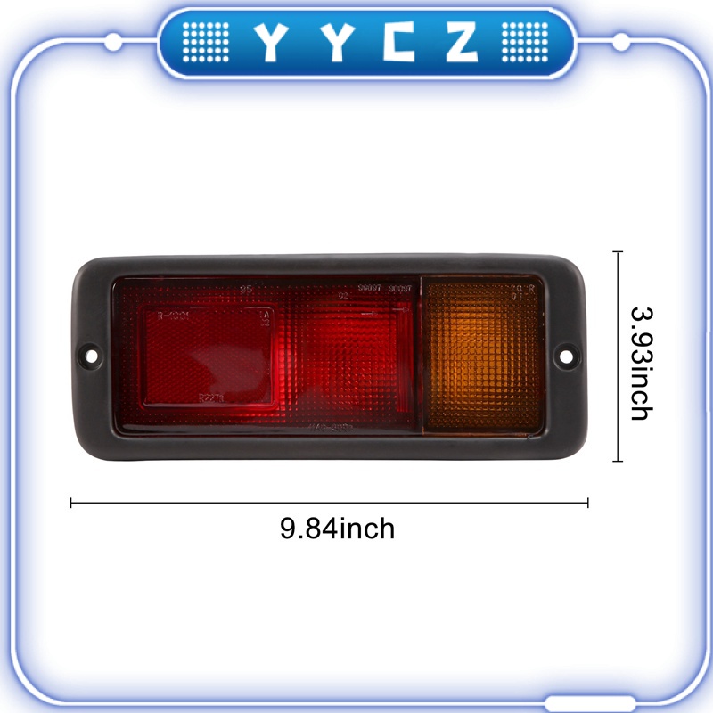 1992-1999 General Mitsubishi Pajello 2 Rear Tail Lights Bumper Daytime ...