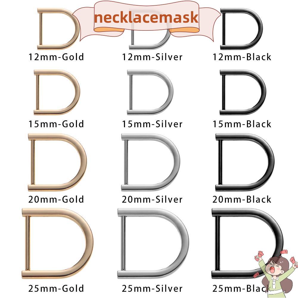 【All in stock】NLM Metal D Ring Buckle Belt Handle Clasp Screw Rings ...