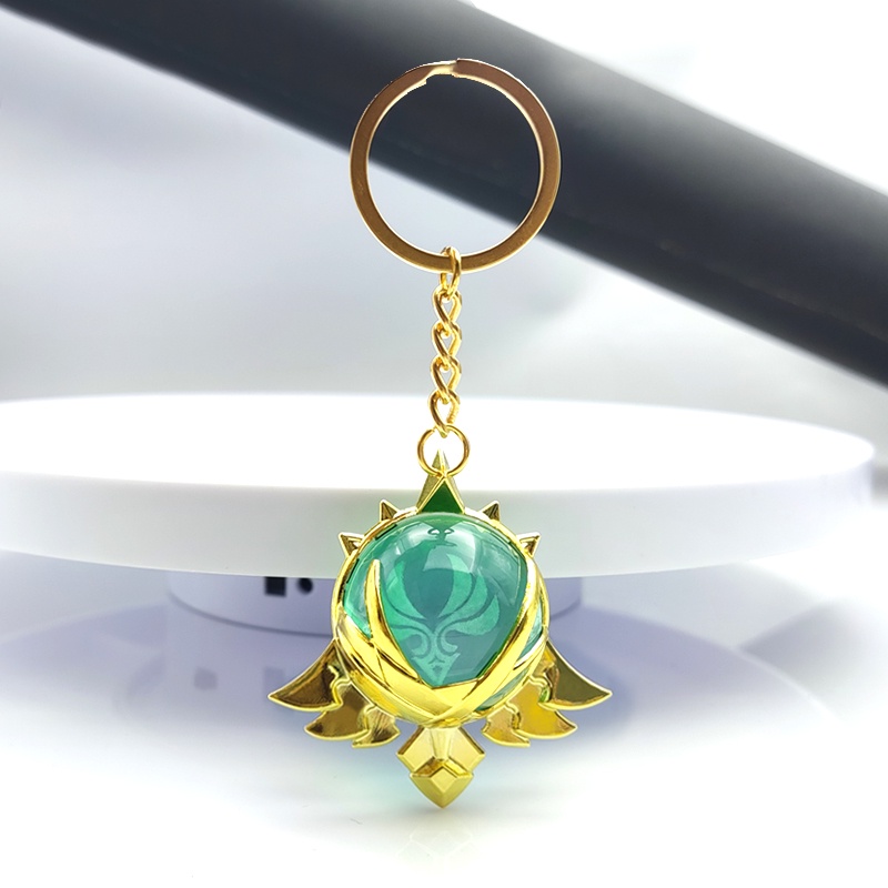 Game Genshin Impact Visions Keychain Sumeru Mondstadt Liyue Inazuma ...