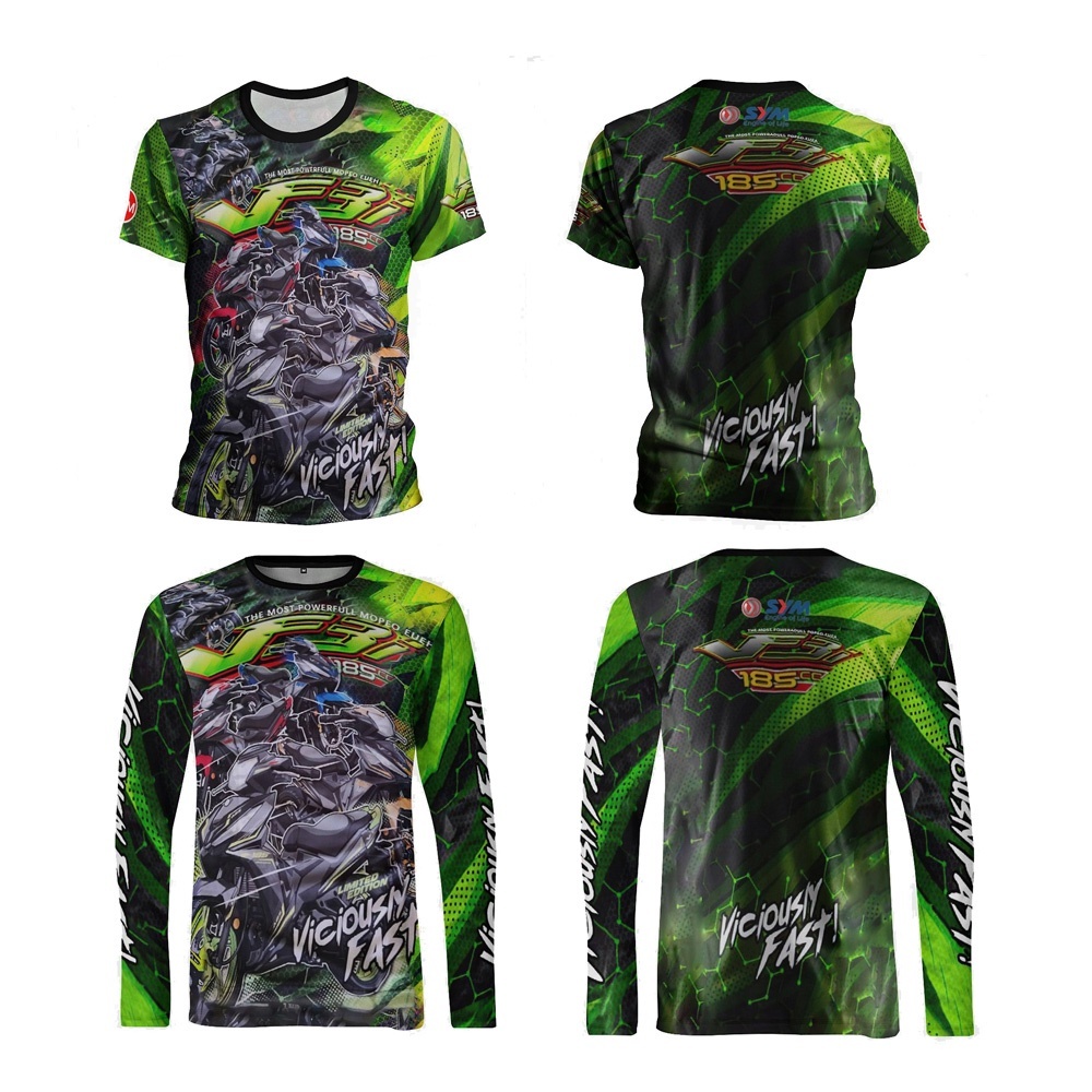 Ready Stock! [ BAJU / T SHIRT LELAKI MOTOR SYM VF3i 185 V2 ] TShirt ...