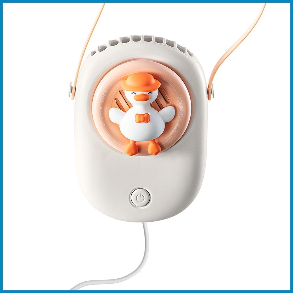 Clip on Fan Cute Duck Portable Stroller Fan 3-in-1 Rechargeable Fan ...