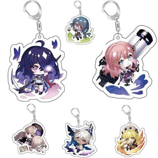 Game Honkai: Star Rail Key Chains Two-sided Keychain Dan Heng March 7th ...