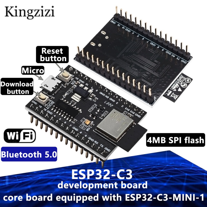 ESP32-C3 development board core board equipped with ESP32-C3-MINI-1 module WiFi Bluetooth 5.0 ...