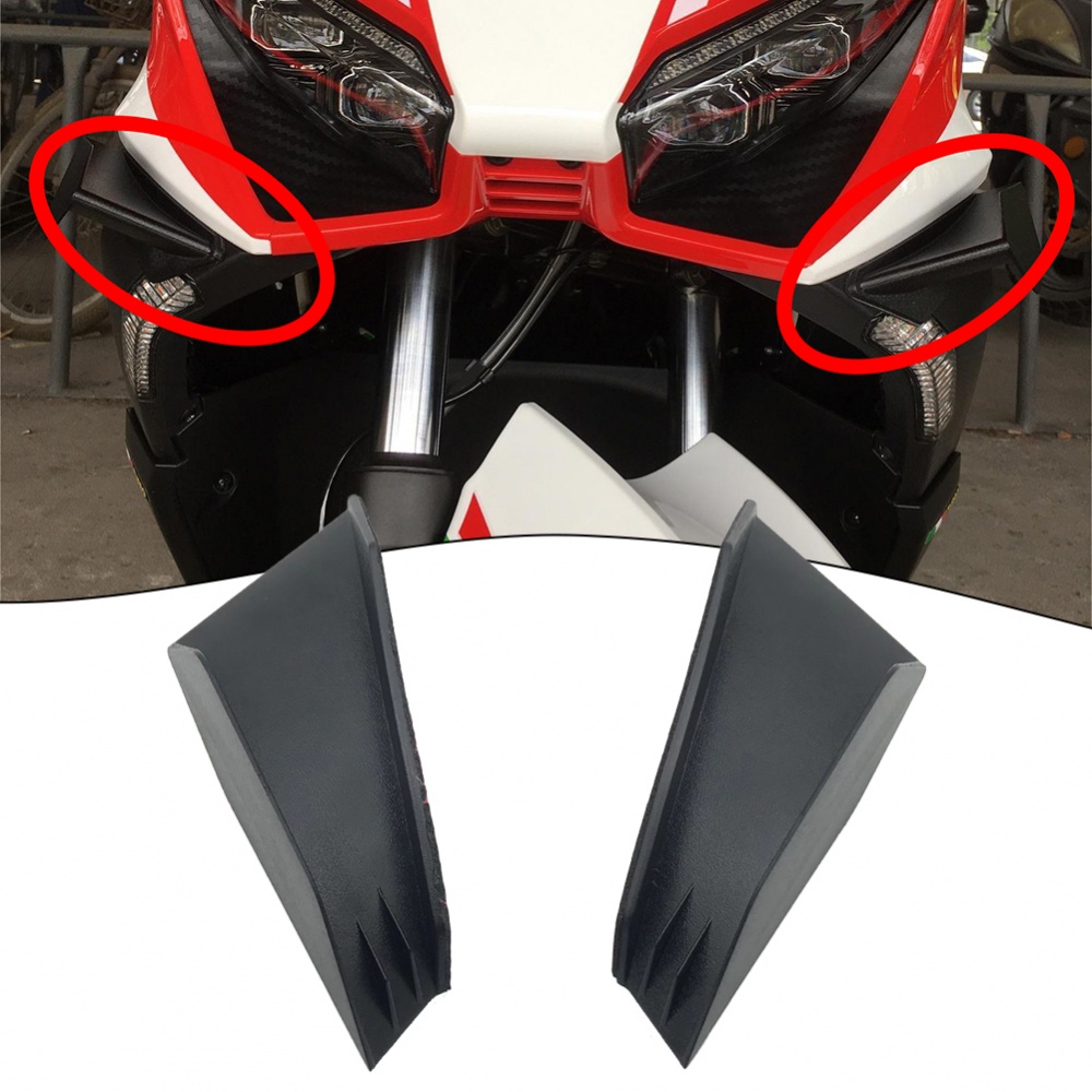 2Pcs Motorcycle Body Front Fairing Side Winglets Air Deflector Wing ...