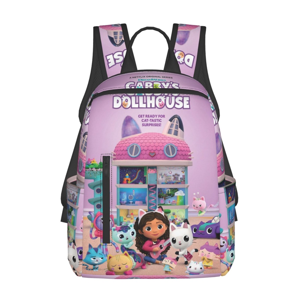 Gabby's Dollhouse Backpack Outdoor Travel Sports Kid backpack Large ...