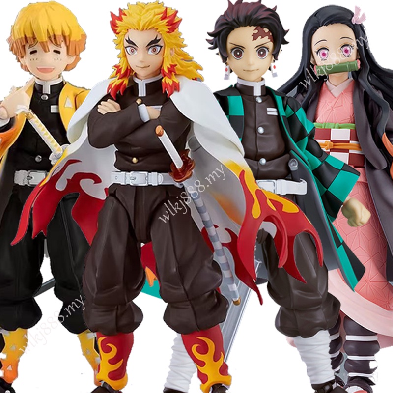 Figma Demon Slayer Action Figure Zenitsu 508-DX Nezuko 553-DX 498-DX ...