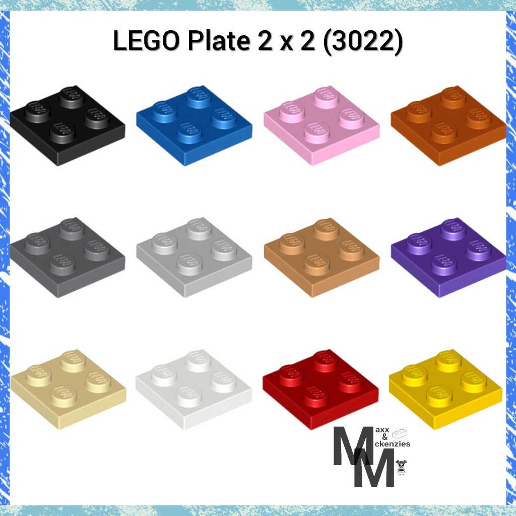 Plate 2x2 (3022) LEGO Parts | Shopee Philippines