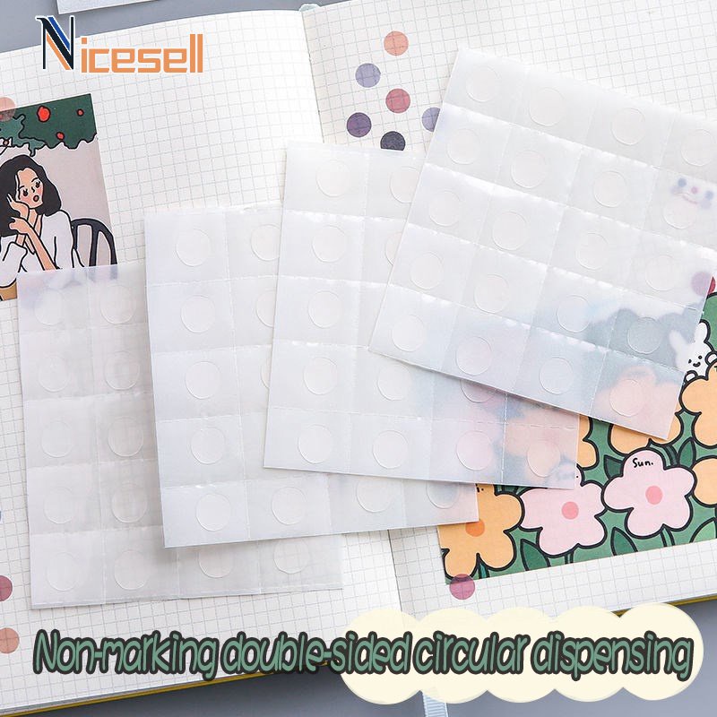 Transparent Dot Stick Balloon Glue Round Double-sided Adhesive Tape ...