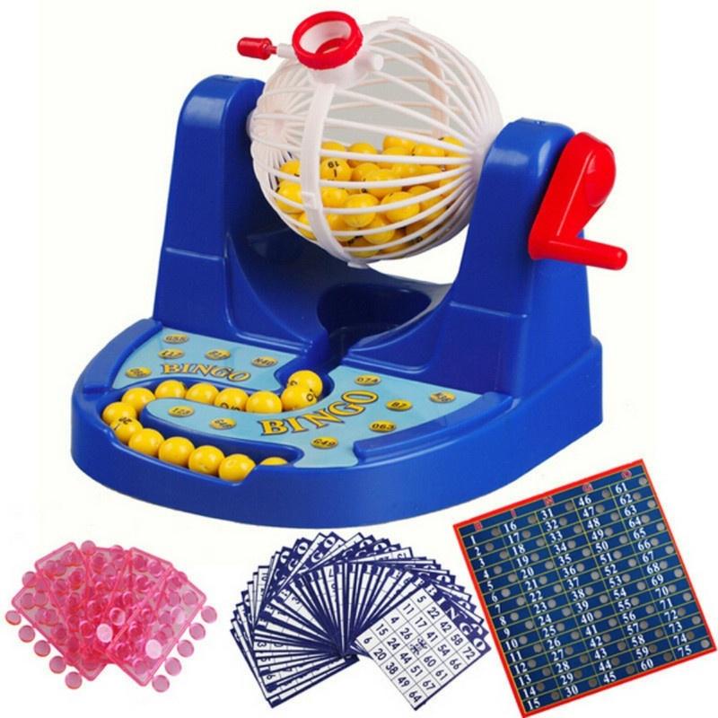 Simulation Bingo Game Machine with Ball Board Kids Desktop Puzzle Toy ...