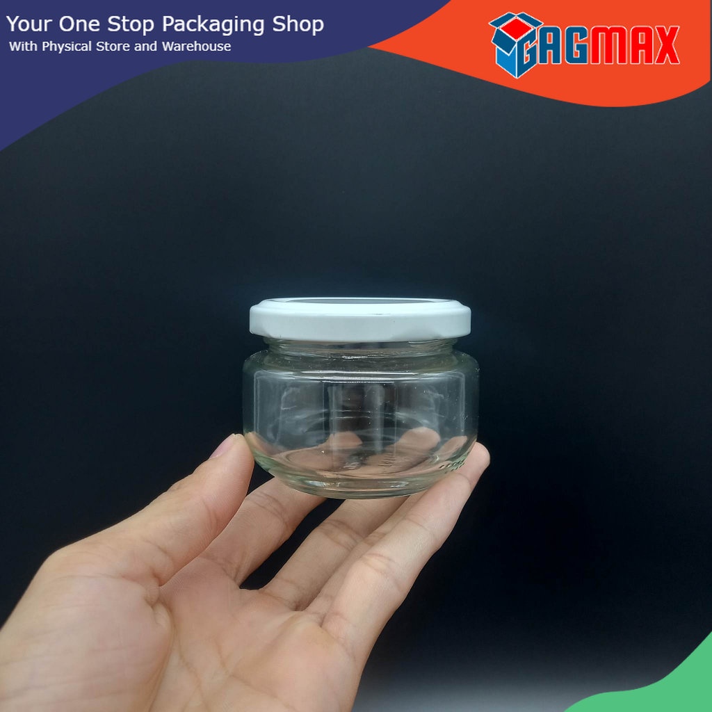 4oz / 120ml M7471 Pimiento Glass Jar (free shrinkable seal) | Shopee ...