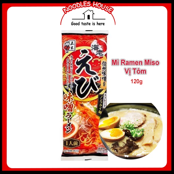 Itsuki Shrimp Flavor Japanese Miso Ramen 120g (Instant Noodles ...
