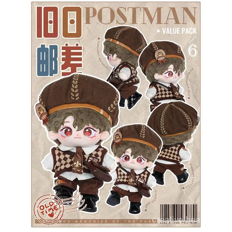 Spot 20cm cotton doll clothes handsome and cool suit doll clothes non ...