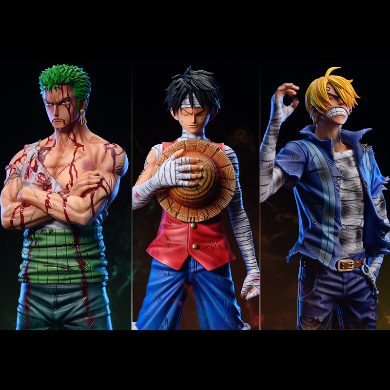 One Piece Figure 3D2Y Luffy Zoro Sanji Stand Figure Anime Marineford ...