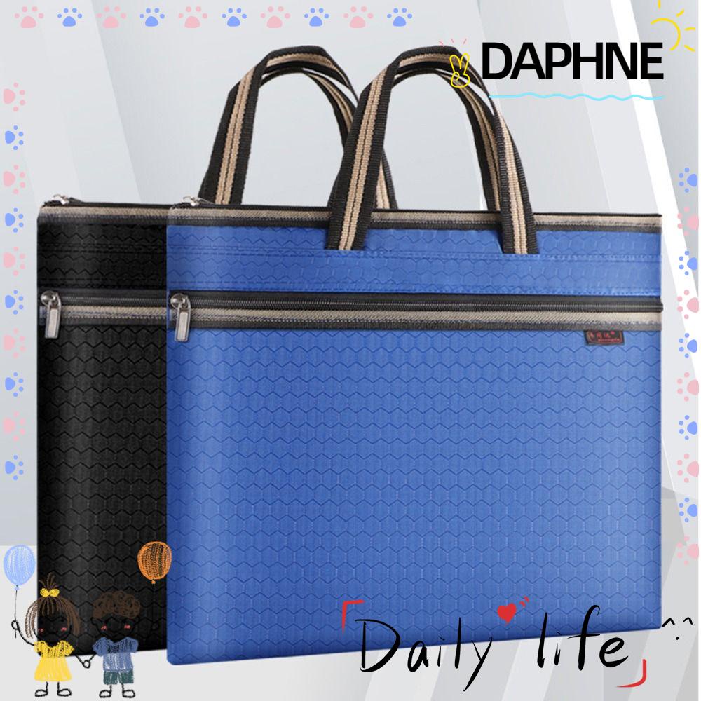 DAPHNE A4 Document Bag Large Capacity Waterproof Handbag File Folder ...