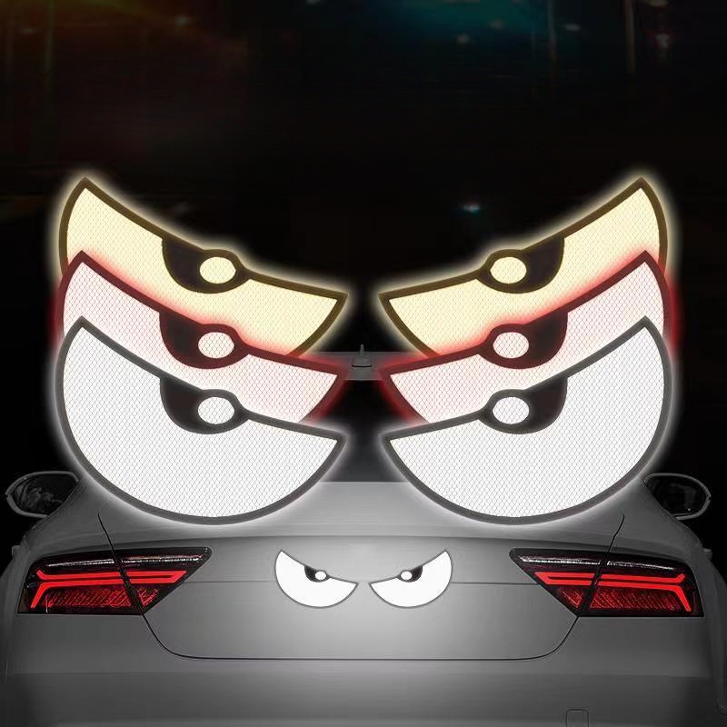 3M Reflective Carton Sticker Reflective Safety Warning Stickers Cartoon ...