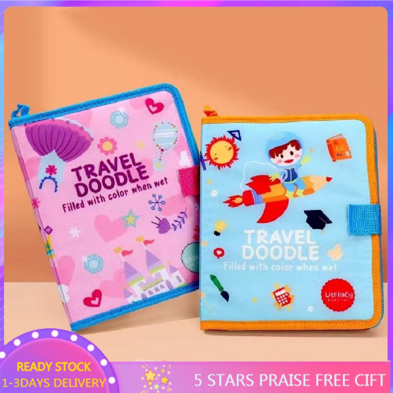 Kids Travel Doodle Aquadoodle Toy Water Doodle Drawing Coloring Water ...