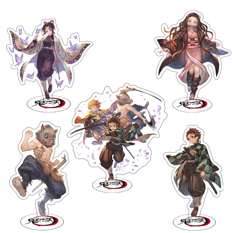 Demon Slayer Comic Stand Plates Table Decoration Japanese Animation ...