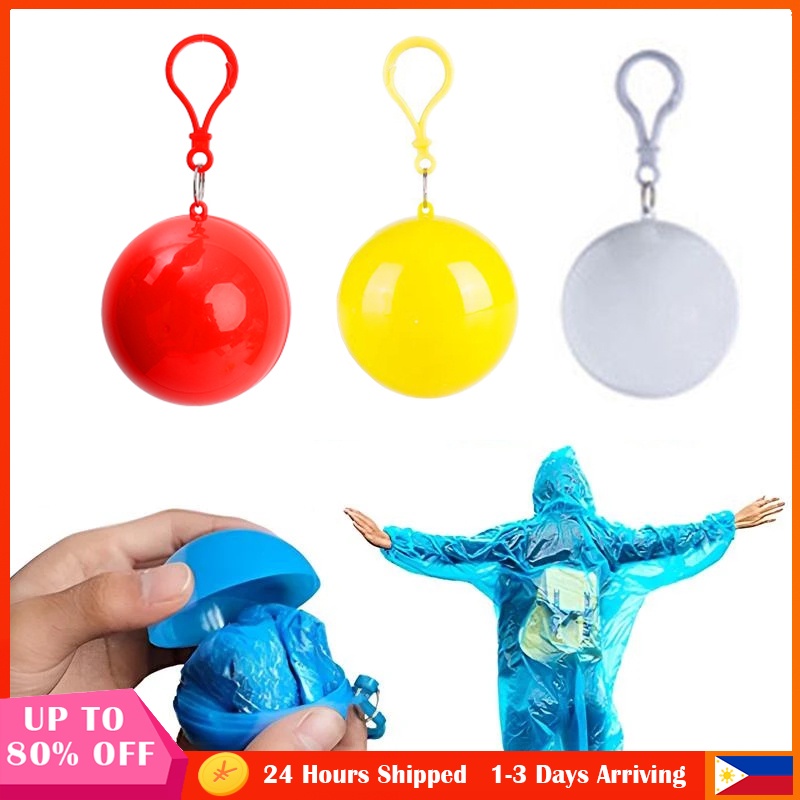 Disposable Thicken Raincoat Ball / Portable Rain Ponchos Ball / Mini ...