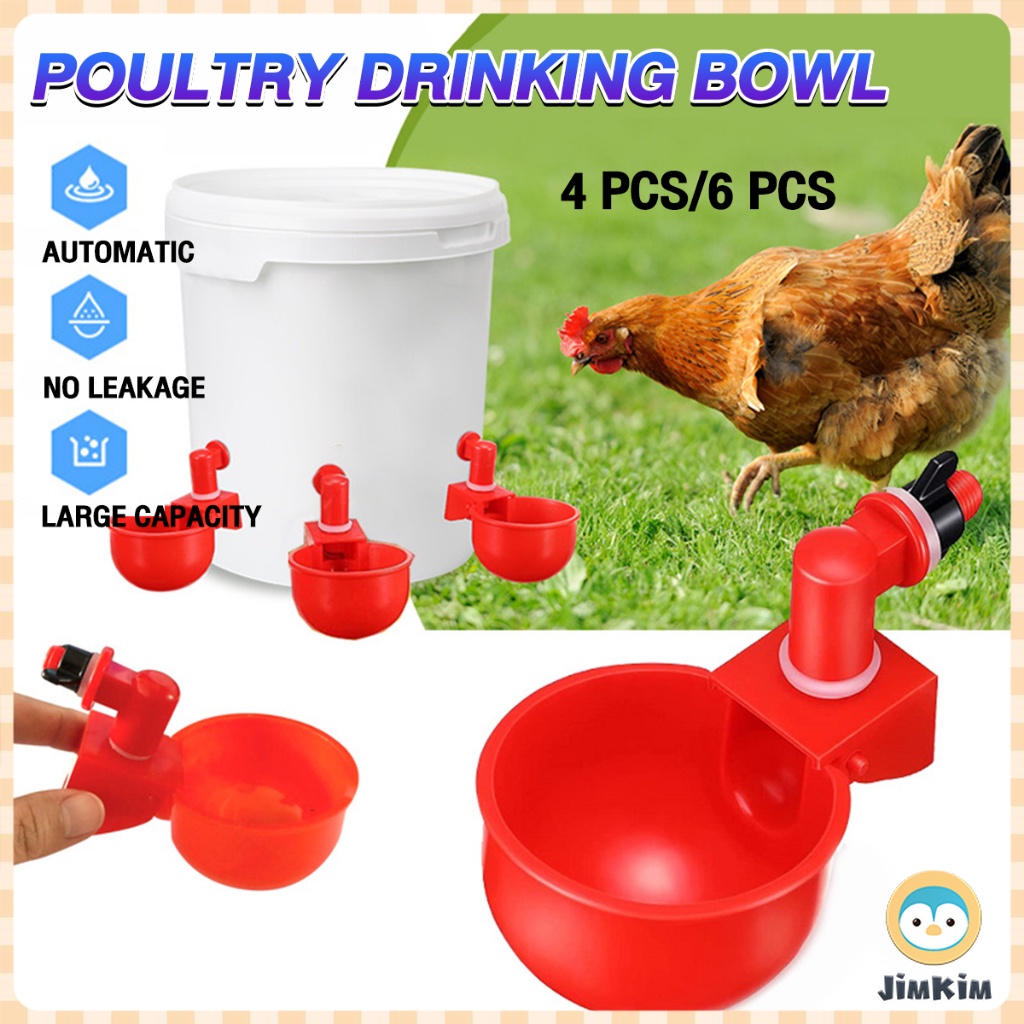 JimKim Chicken Cup Waterer Water Cups Automatic Waterer Cup Chicken ...