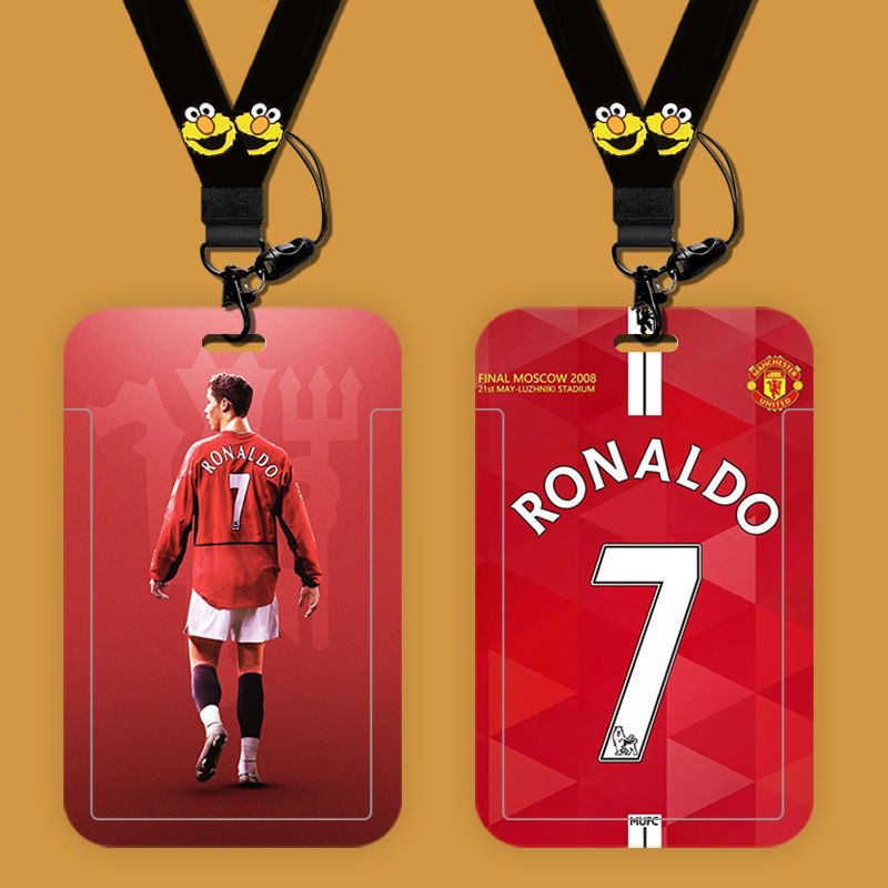 C Luo Football Star ID Card Holder Student Campus Meal Card Bus Card ...