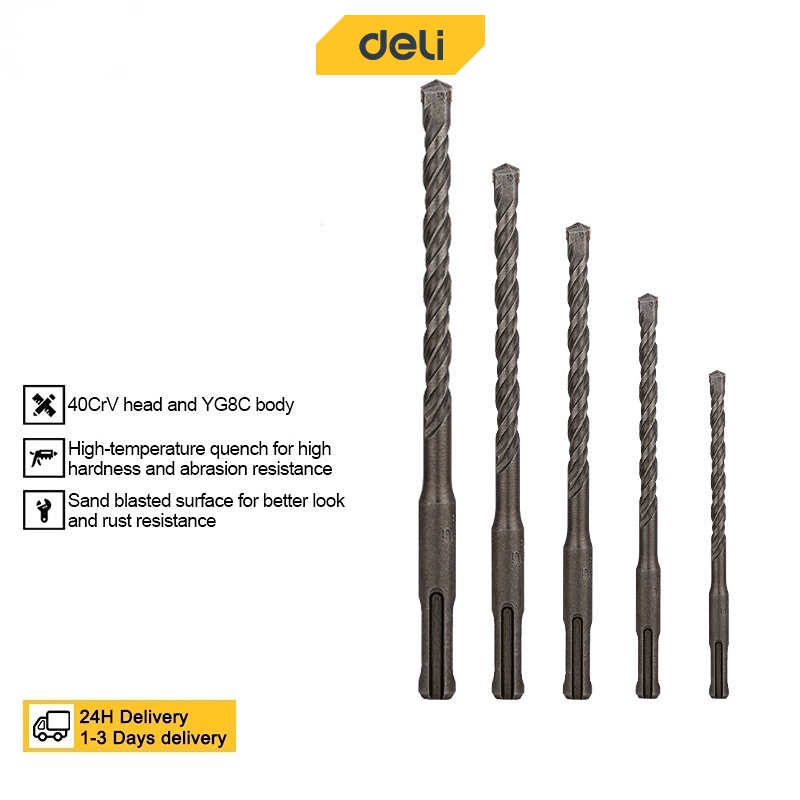 Deli Tool Round Shank Drill Round Shank Electric Drill Concrete Drill ...