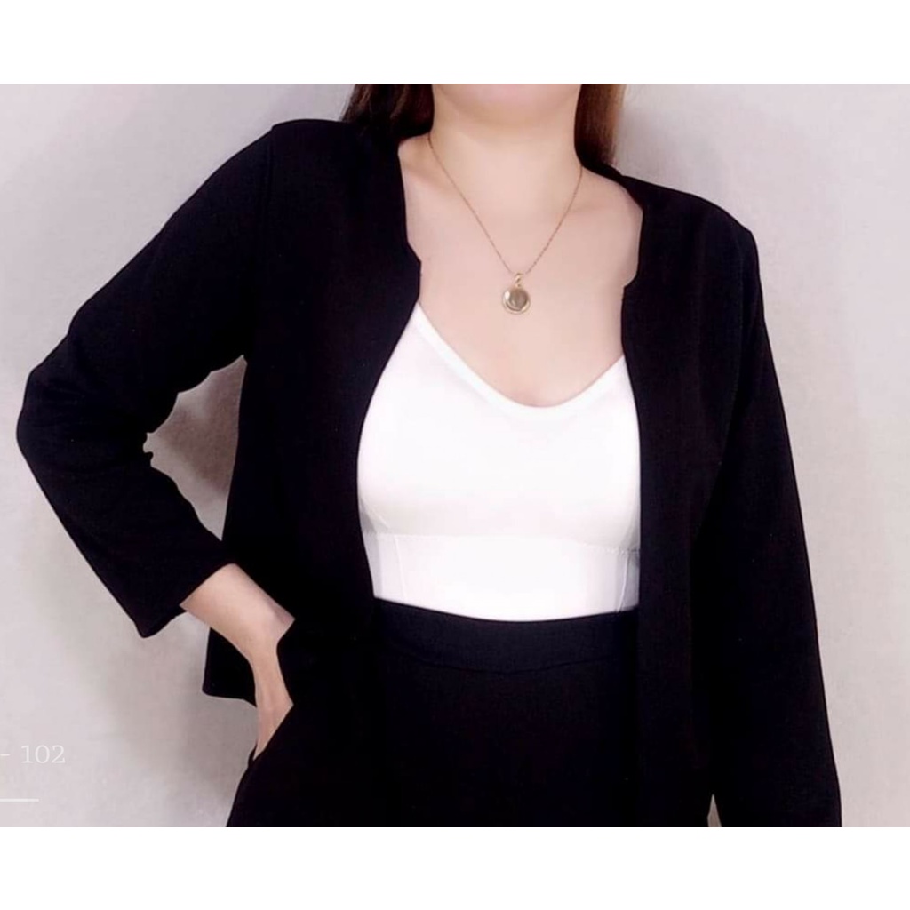 Cardigan/Blazer Top Only Inner not Included | Shopee Philippines