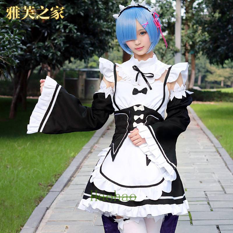Re: Zero Ram Rem maid cos cosplay clothing | Shopee Philippines