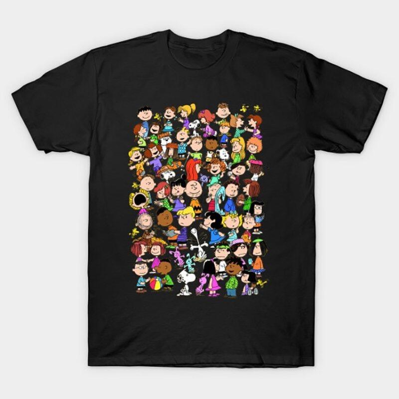 THE PEANUTS T-Shirt Peanuts t shirt characters linus peanuts gang ...