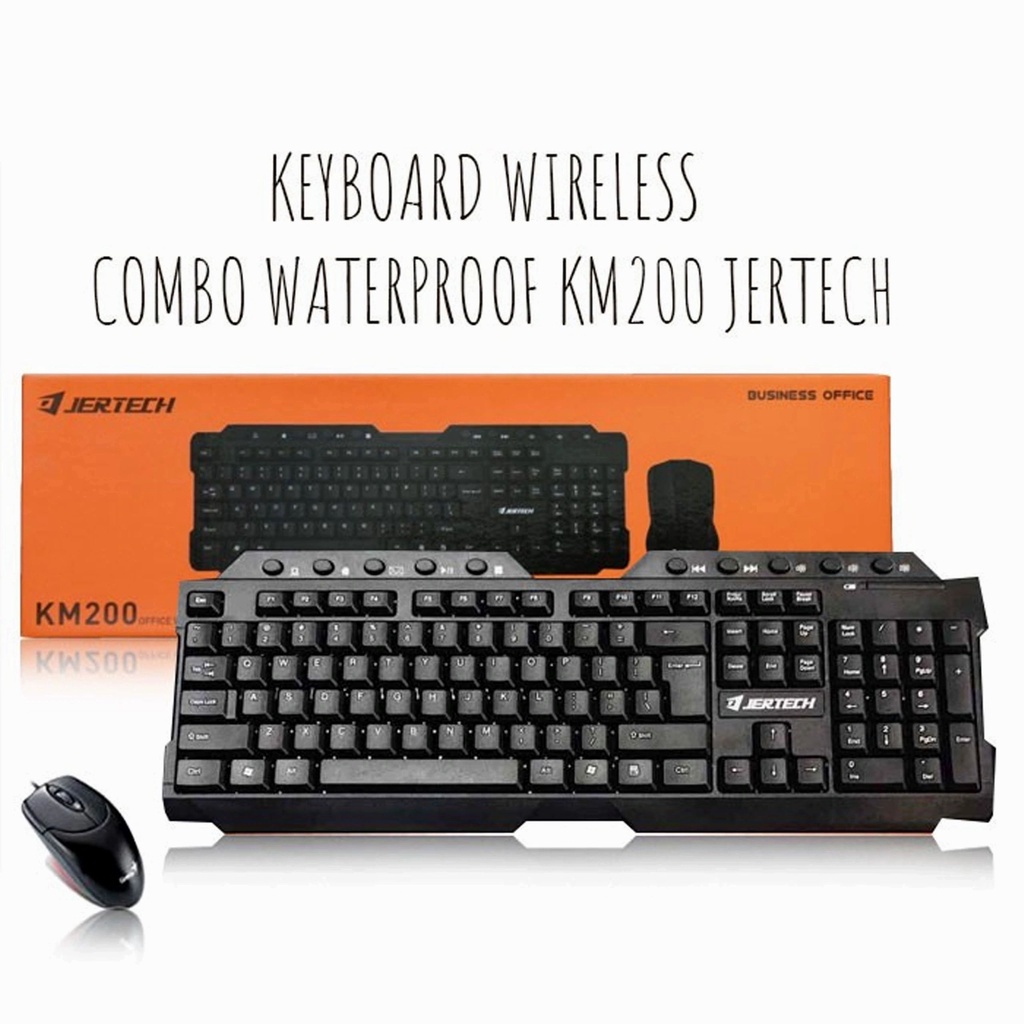 MASS KM200 WIRELESS KEYBOARD MOUSE BUNDLE USB Wireless USB receiver ...