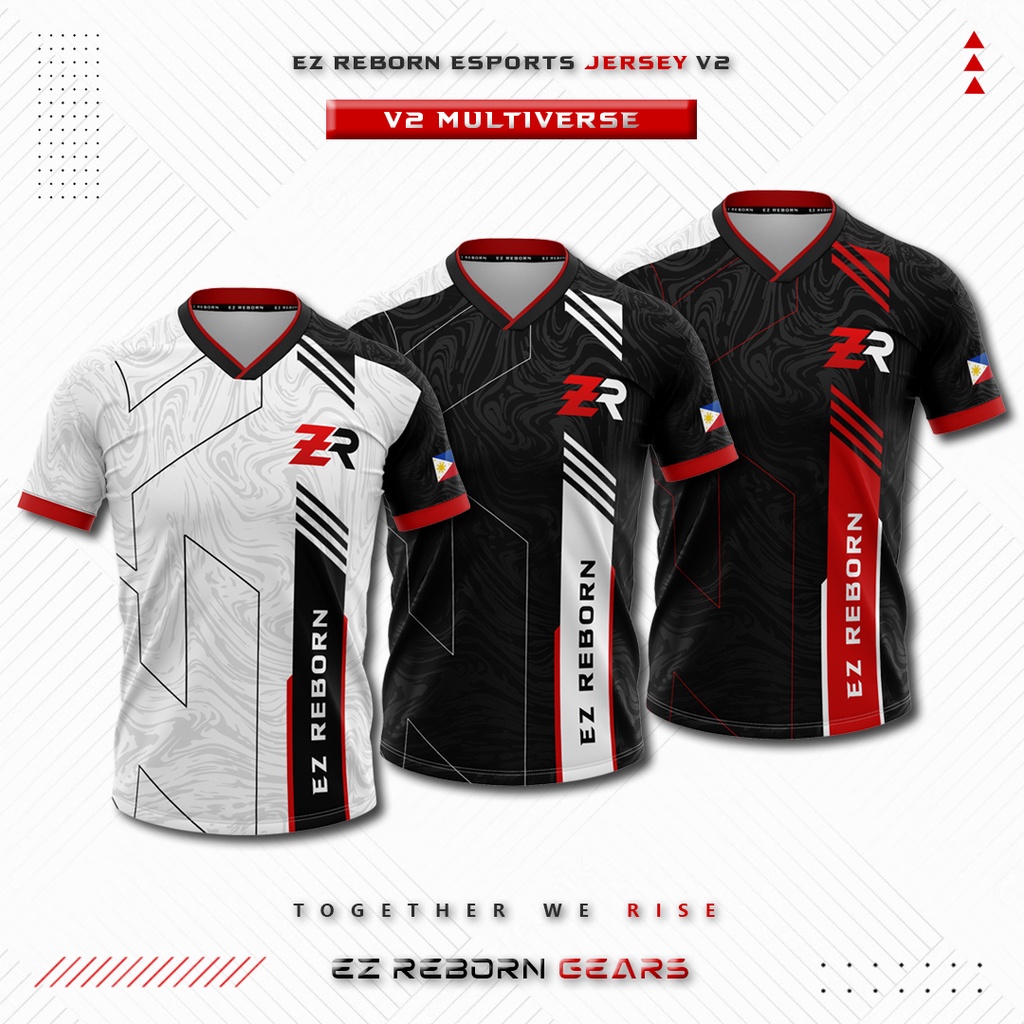 New EZR Jersey V2, CUSTOMIZED Jersey (Gaming Logo or Personalized Logo ...