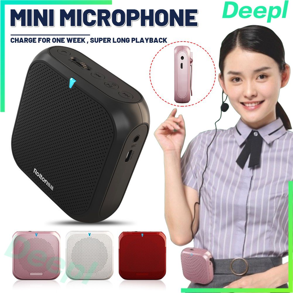 MINI Voice Amplifier Voice Speaker For Teacher Training With Wired Mic ...