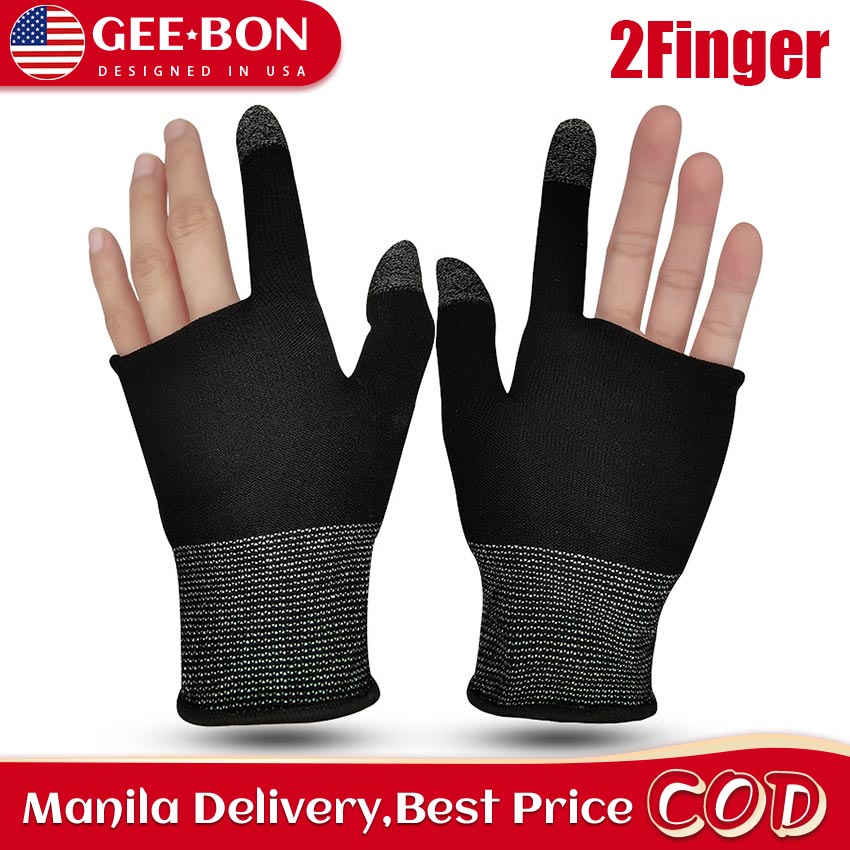 GEEBON 1pair Gaming Gloves Anti-slip Mobile Touch Screen Playing Game ...