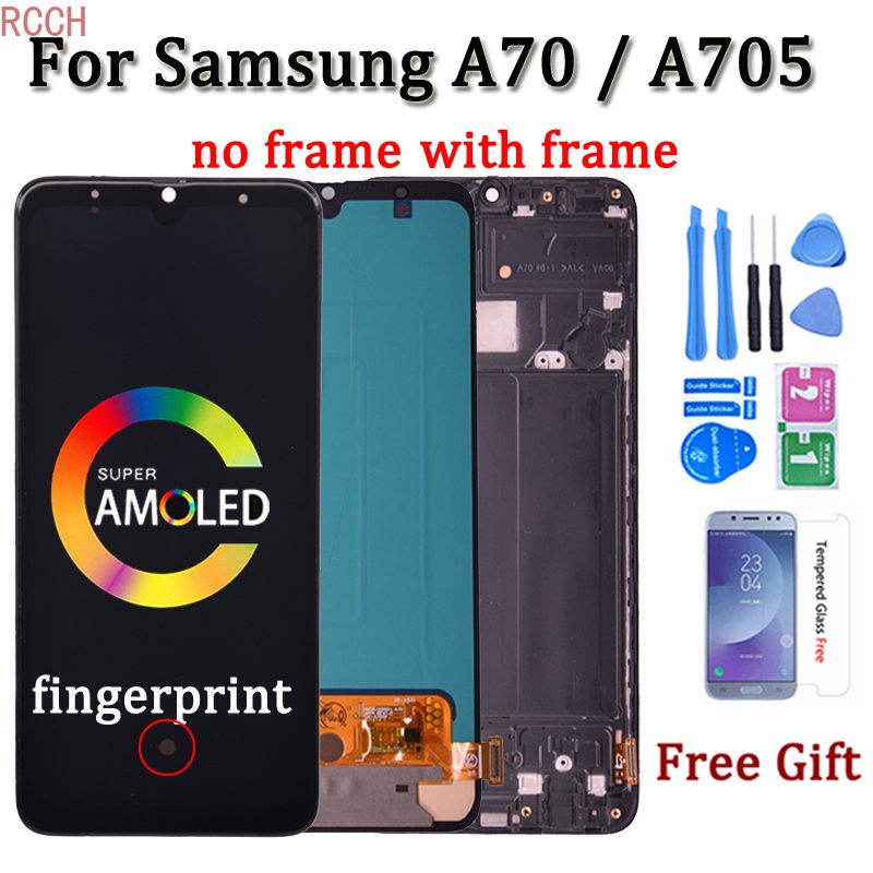 Super AMOLED For Samsung Galaxy A70 A705/DS A705F LCD Display With ...