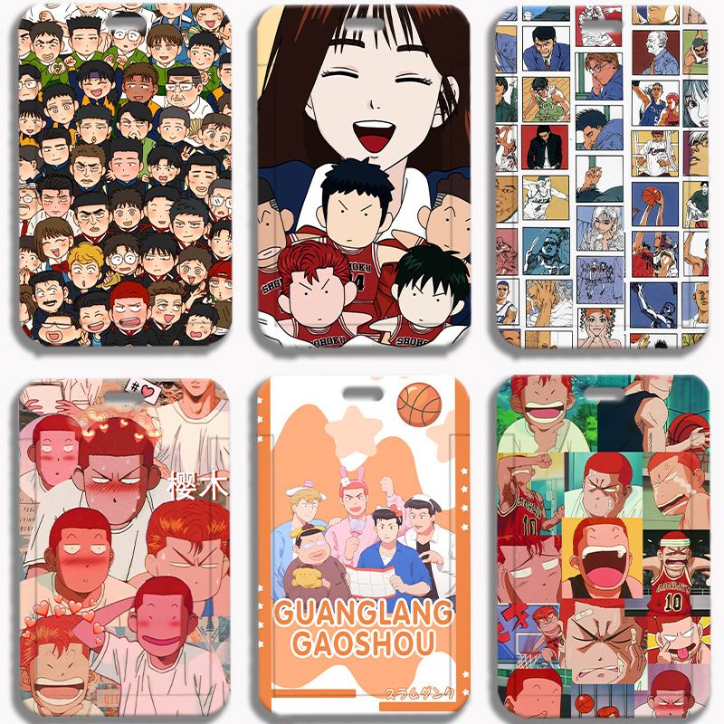 Anime Cartoon Slam Dunk Custom Student School ID Card Holder MRT Card ...