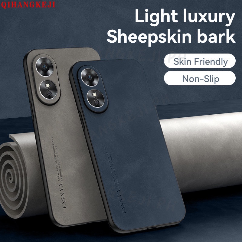 Luxury Sheep Bark Phone Case For OPPO A3X A3 A5 Pro A36 A76 A96 A15 A15S A16 A16S A16K A17 A17K ...