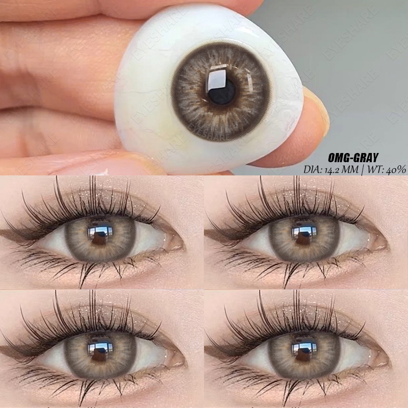 [Ships from the PH] EYESHARE 1Pair brown Color Contact Lenses for Eyes ...