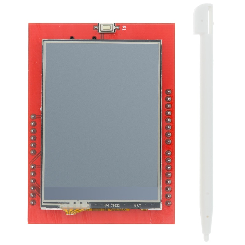 2.4 inch TFT LCD touch screen color screen module for Arduino UNO R3 ...