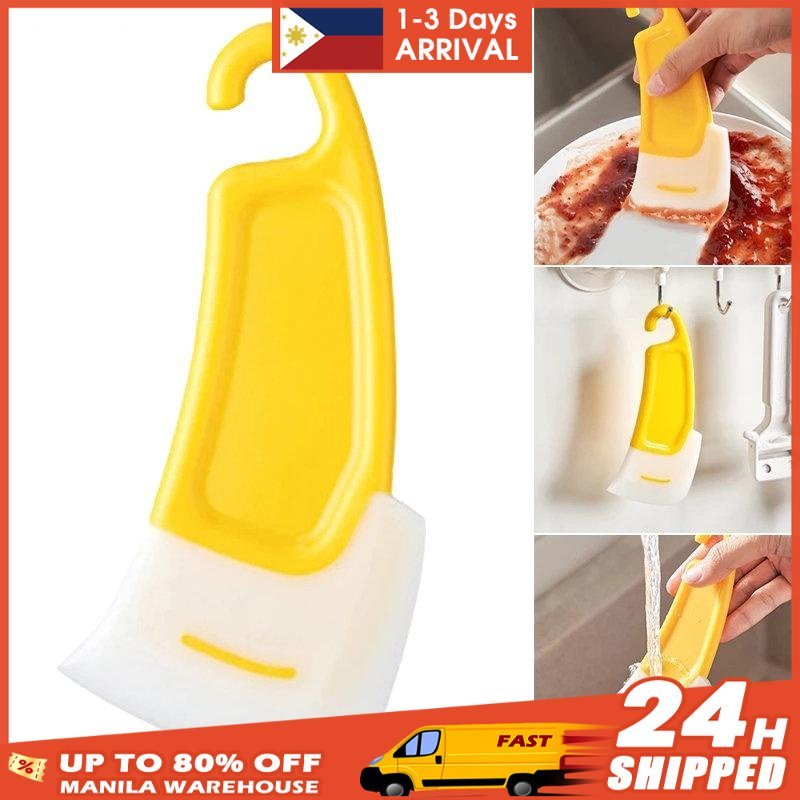 Kitchen Silicone Scraper Oil Dirt Cleaning Scraper Scraper Pots Dish ...