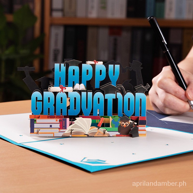 Happy Graduation Card Creative 3D Paper Carving Greeting Card for ...