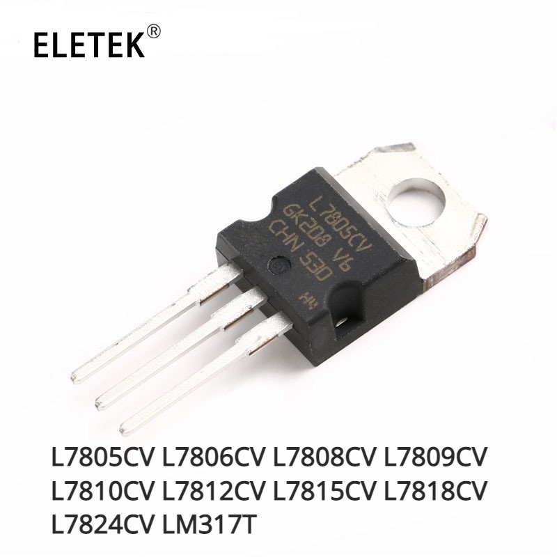 5pcs Voltage Regulator IC TO-220 L7805CV L7806CV L7808CV L7809CV ...