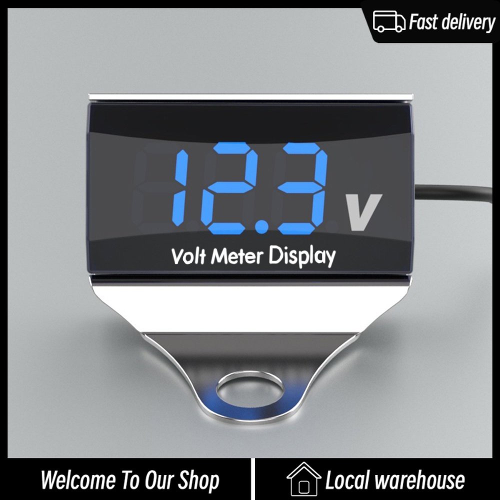 [Fast delivery]Motorcycle DC 10-150V Digital Voltmeter LED Display ...