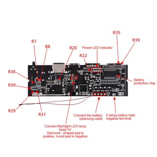 PD 65W100W 21700 Charging Board Dual Fast charging 6-port Mobile Power ...