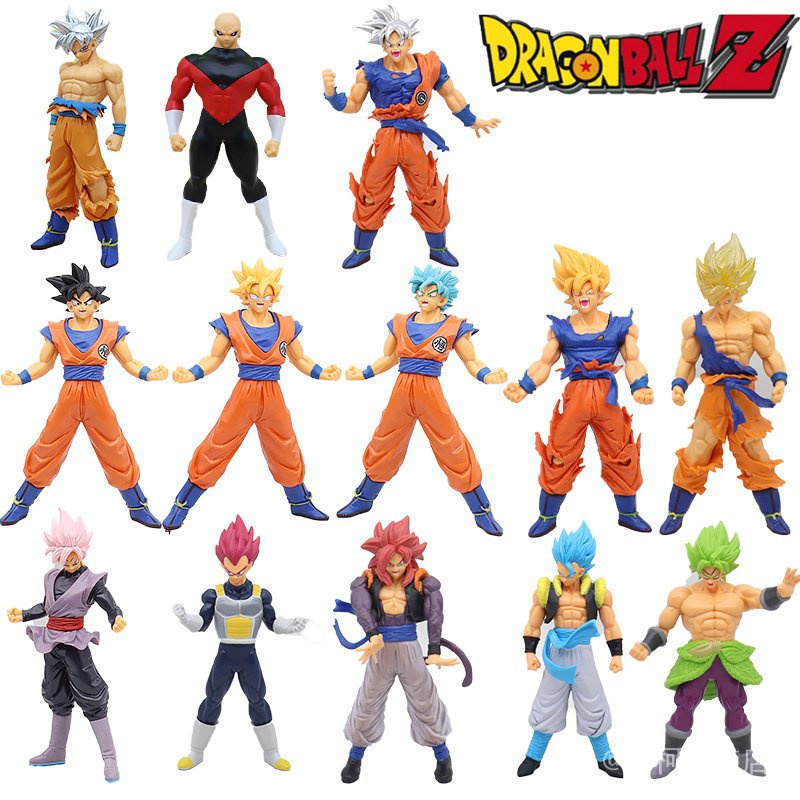 Dragon Ball Z Super Saiyan Anime Figurine Model Gillen Rose Goku Broly ...